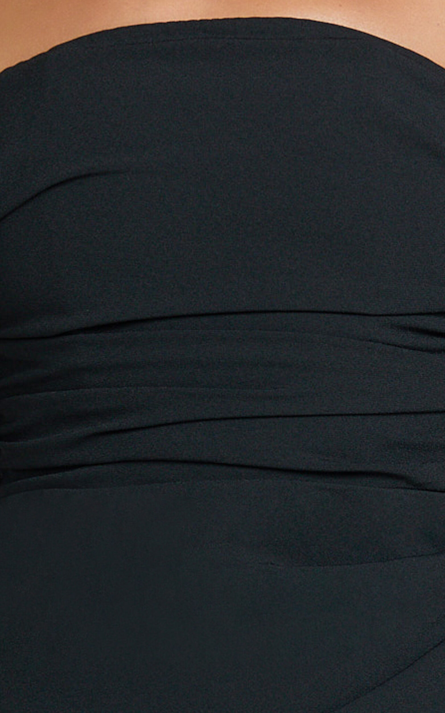 Lohan Midi Dress Off Shoulder Puff Sleeve In Black Showpo Usa