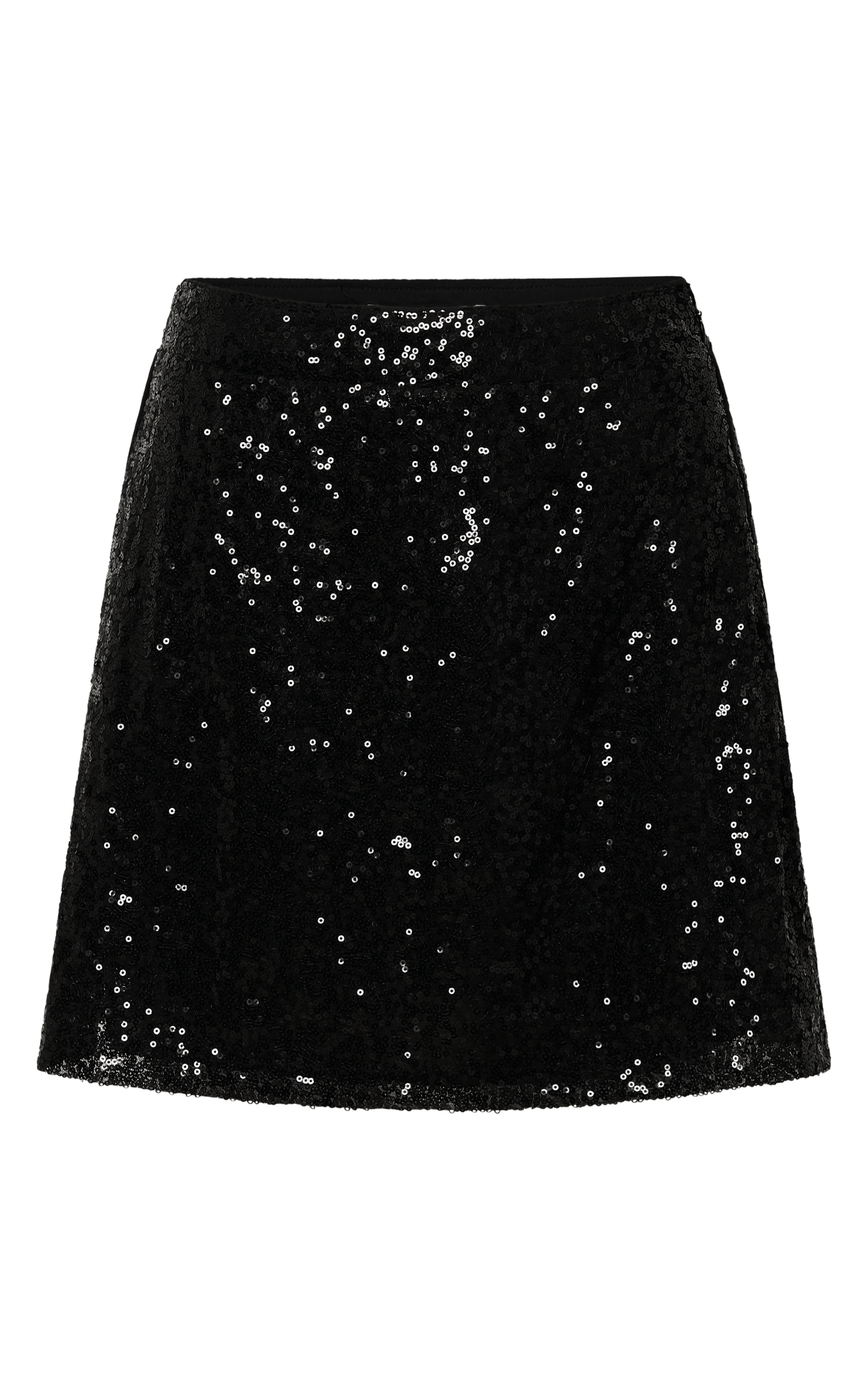 Elswyth Mini Skirt Side Split Sequin Skirt In Black Sequin Showpo Usa