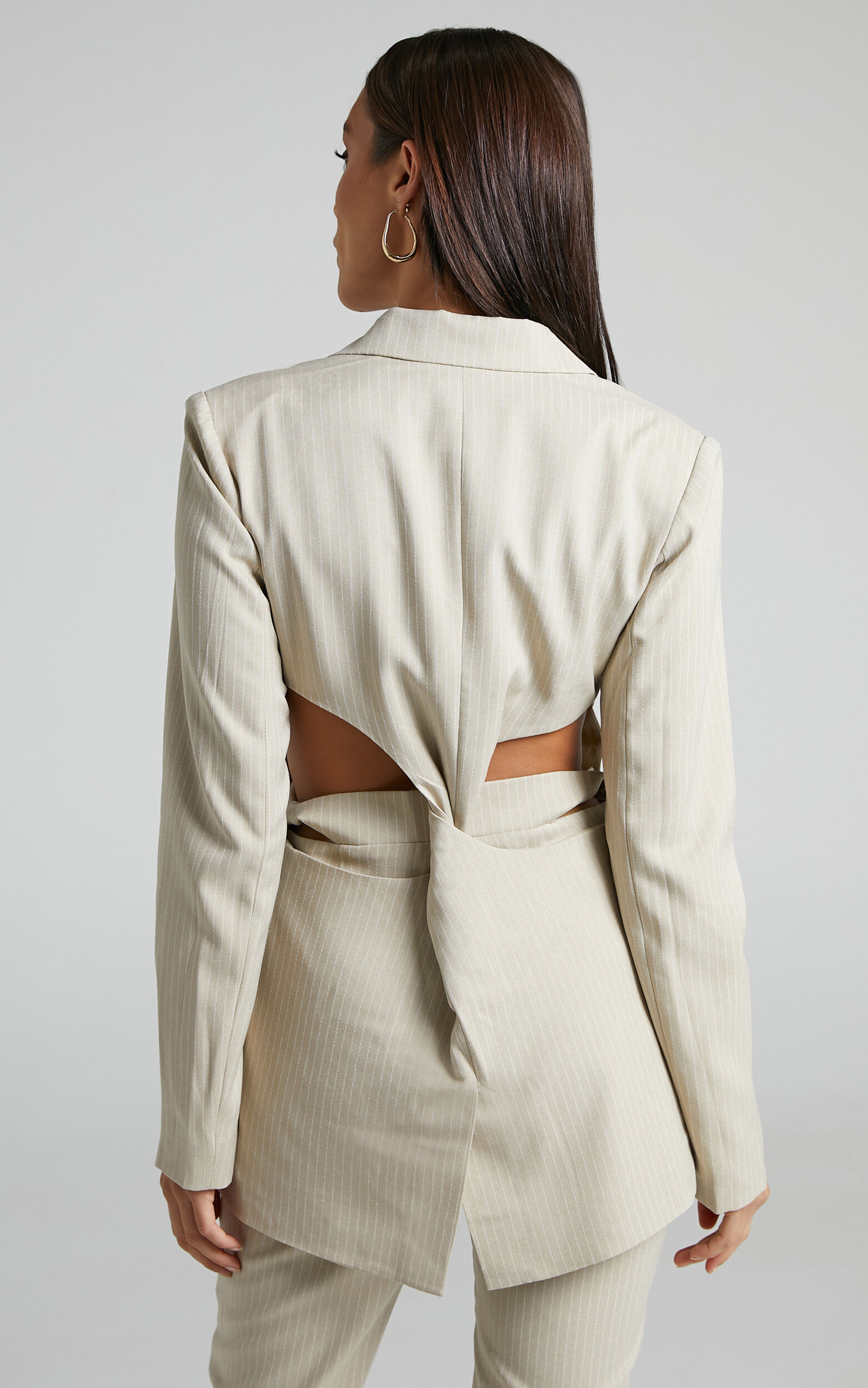 4th And Reckless Praia Blazer In Beige Showpo