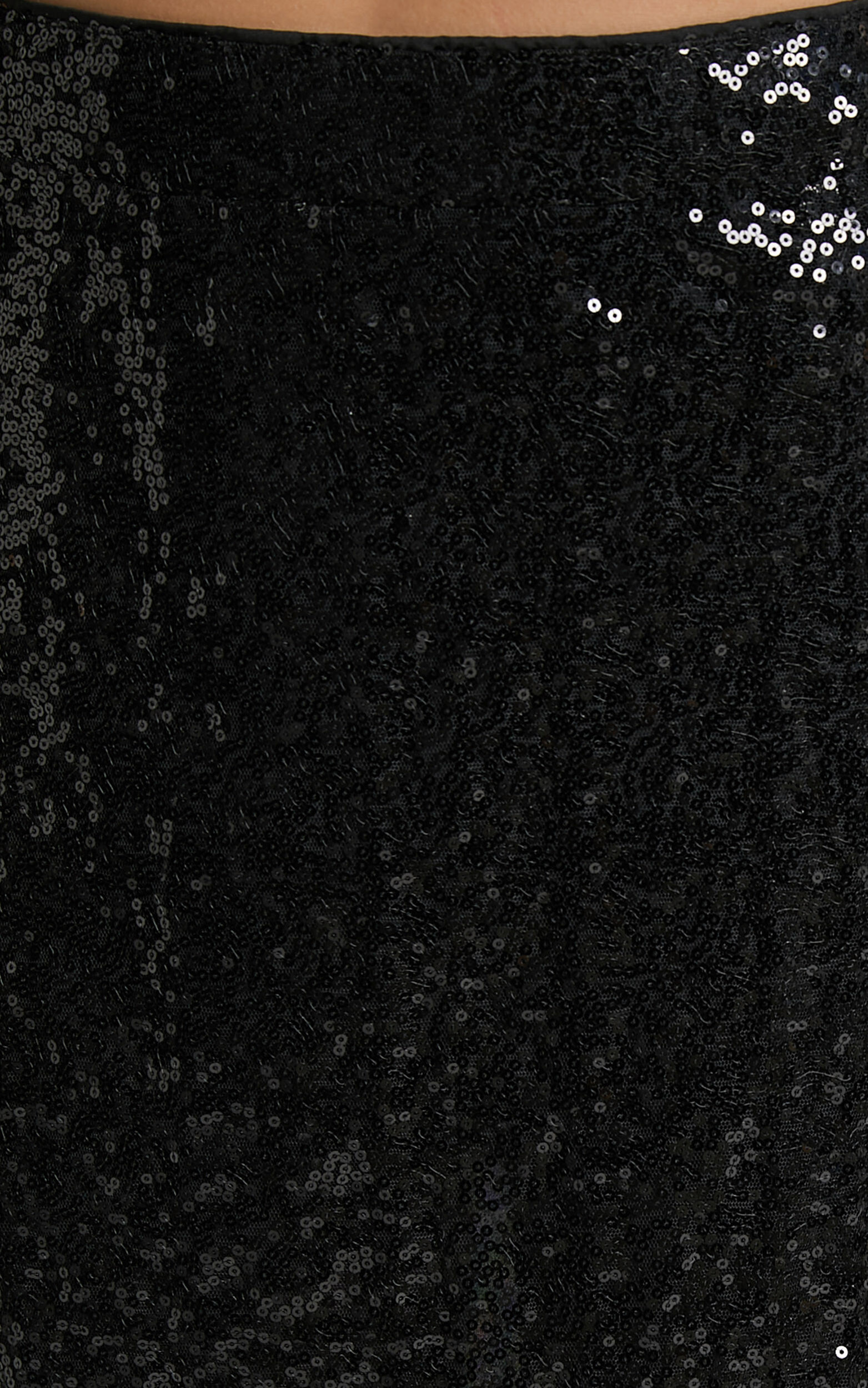 Elswyth Mini Skirt Side Split Sequin Skirt In Black Sequin Showpo Usa