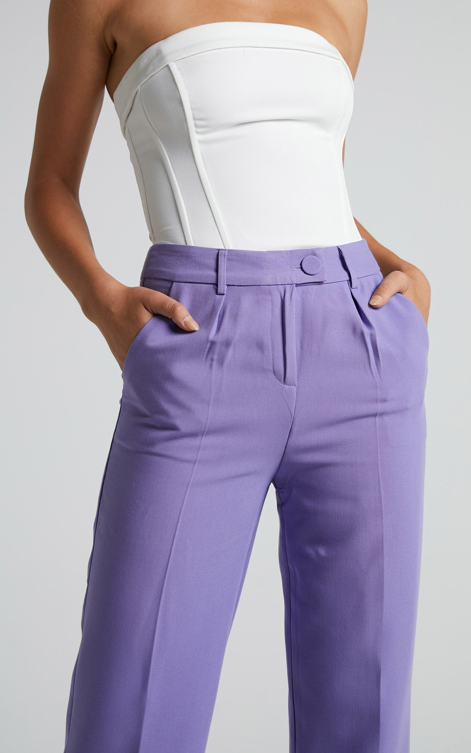 4th And Reckless Cervo Trouser In Purple Showpo