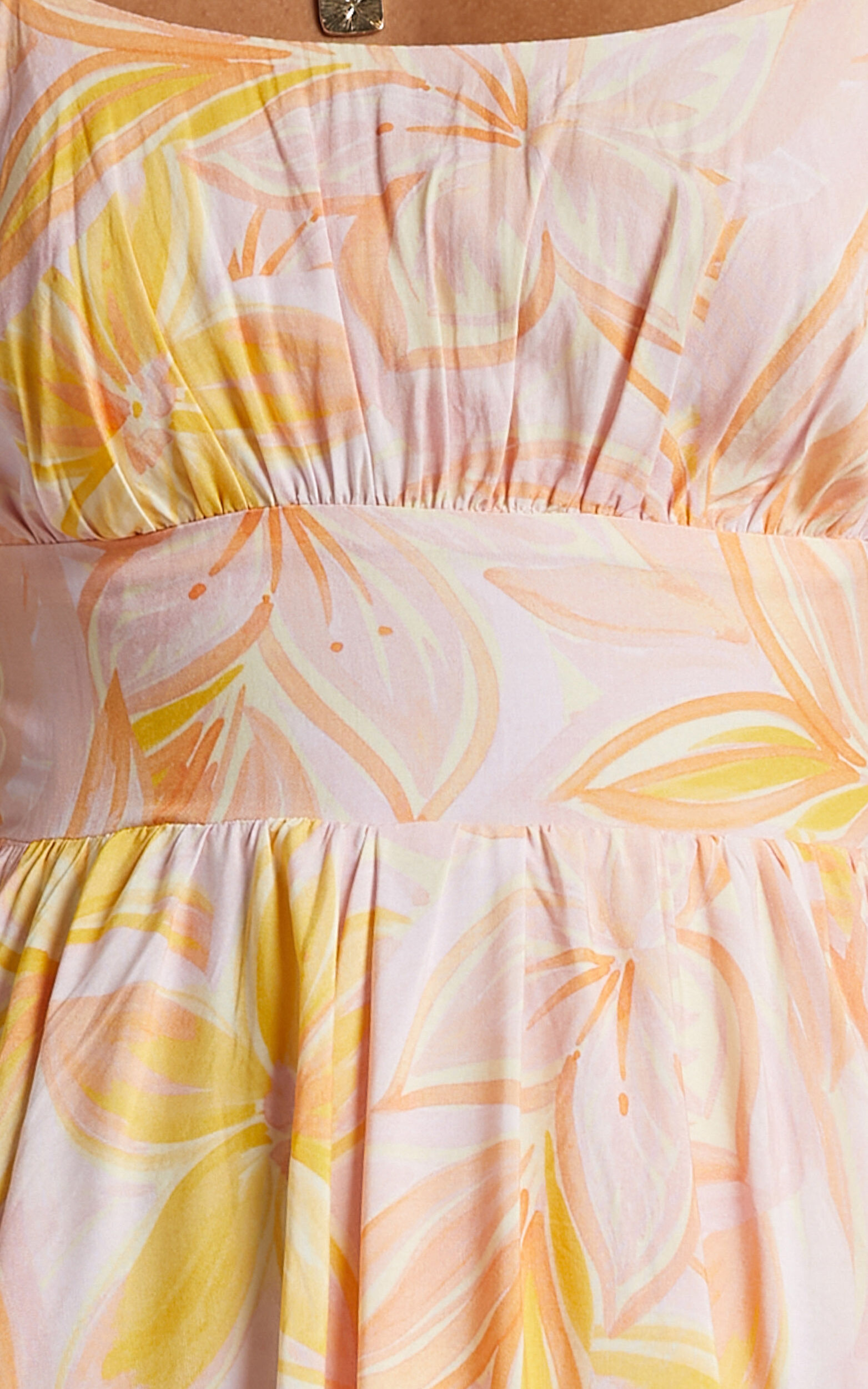 Summer Jam Sweetheart Mini Dress In Summer Floral Showpo